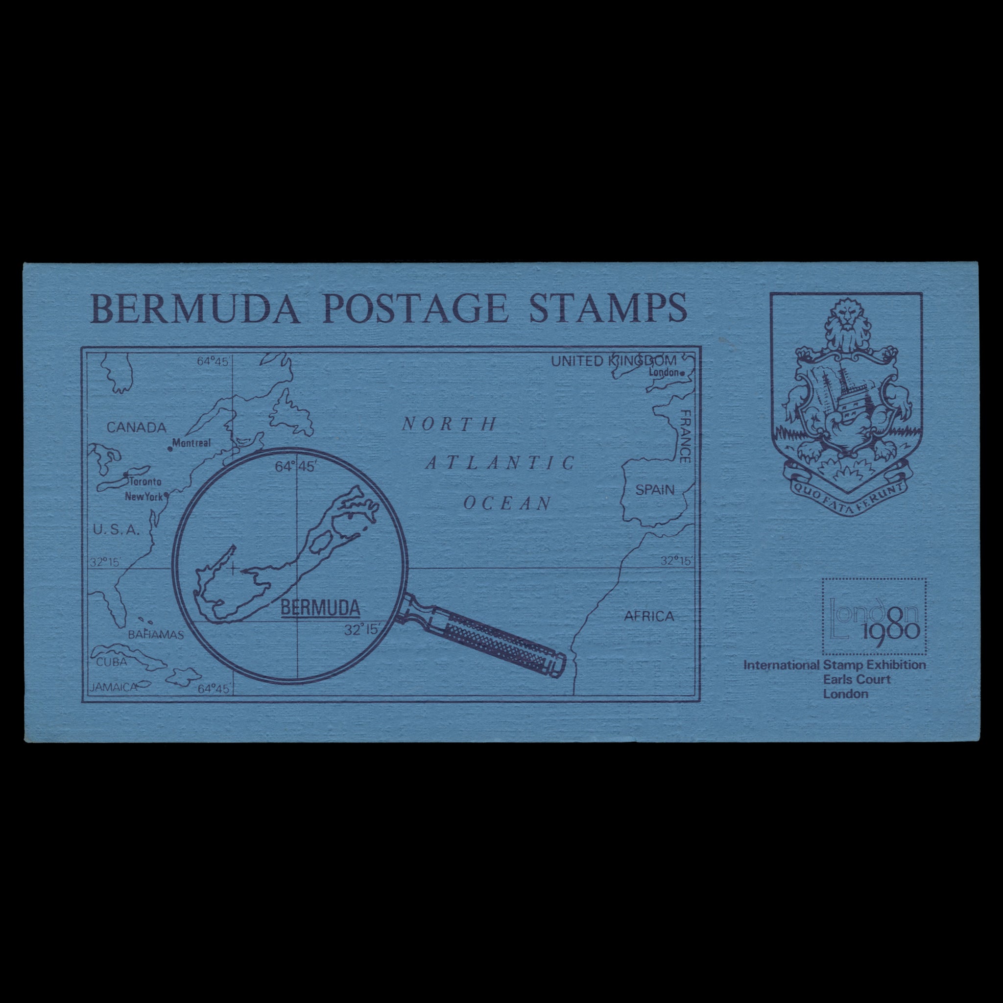 Bermuda 1980 Postage Stamps presentation folder – ZEBOOSE.COM