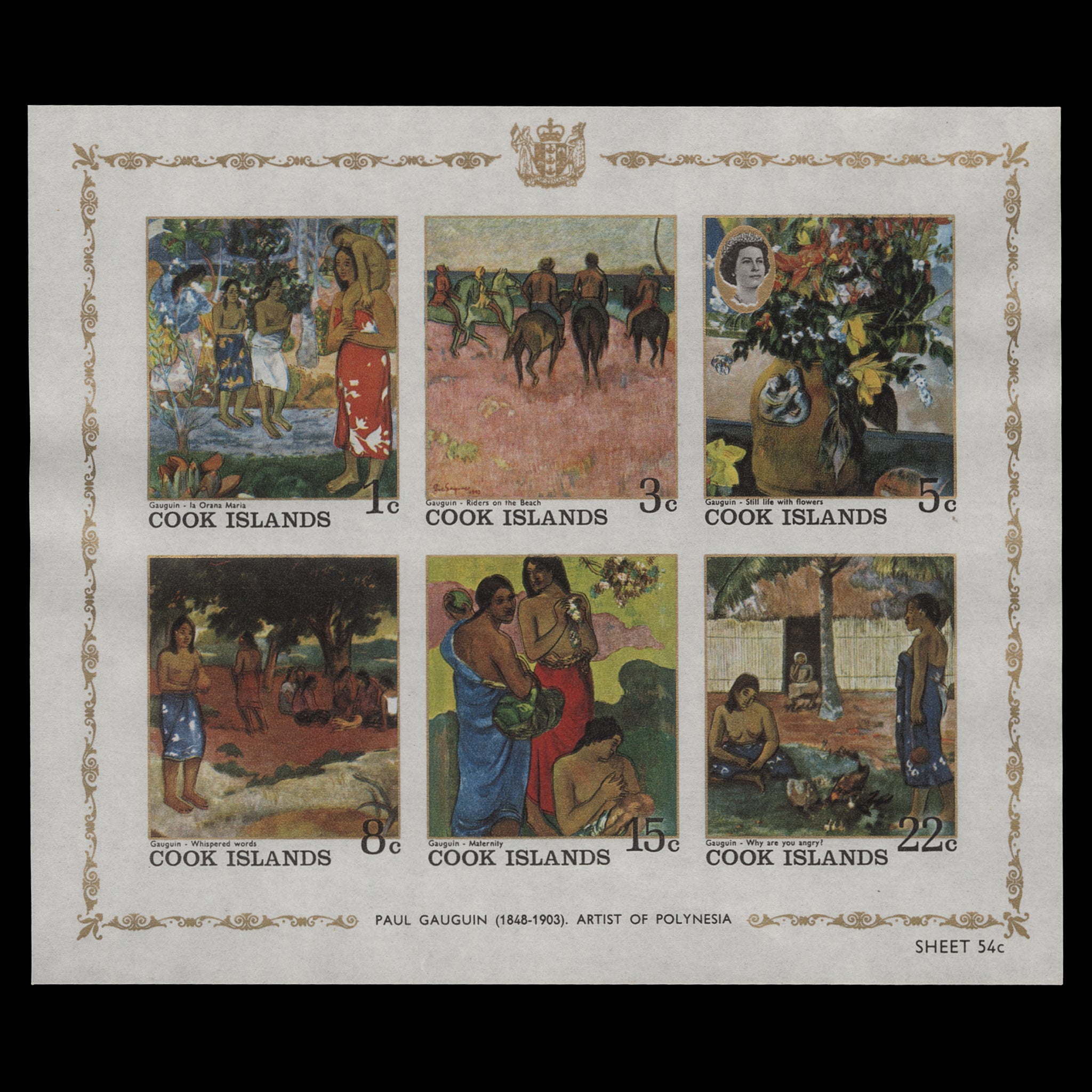 Cook Islands 1967 Polynesian Paintings – ZEBOOSE.COM