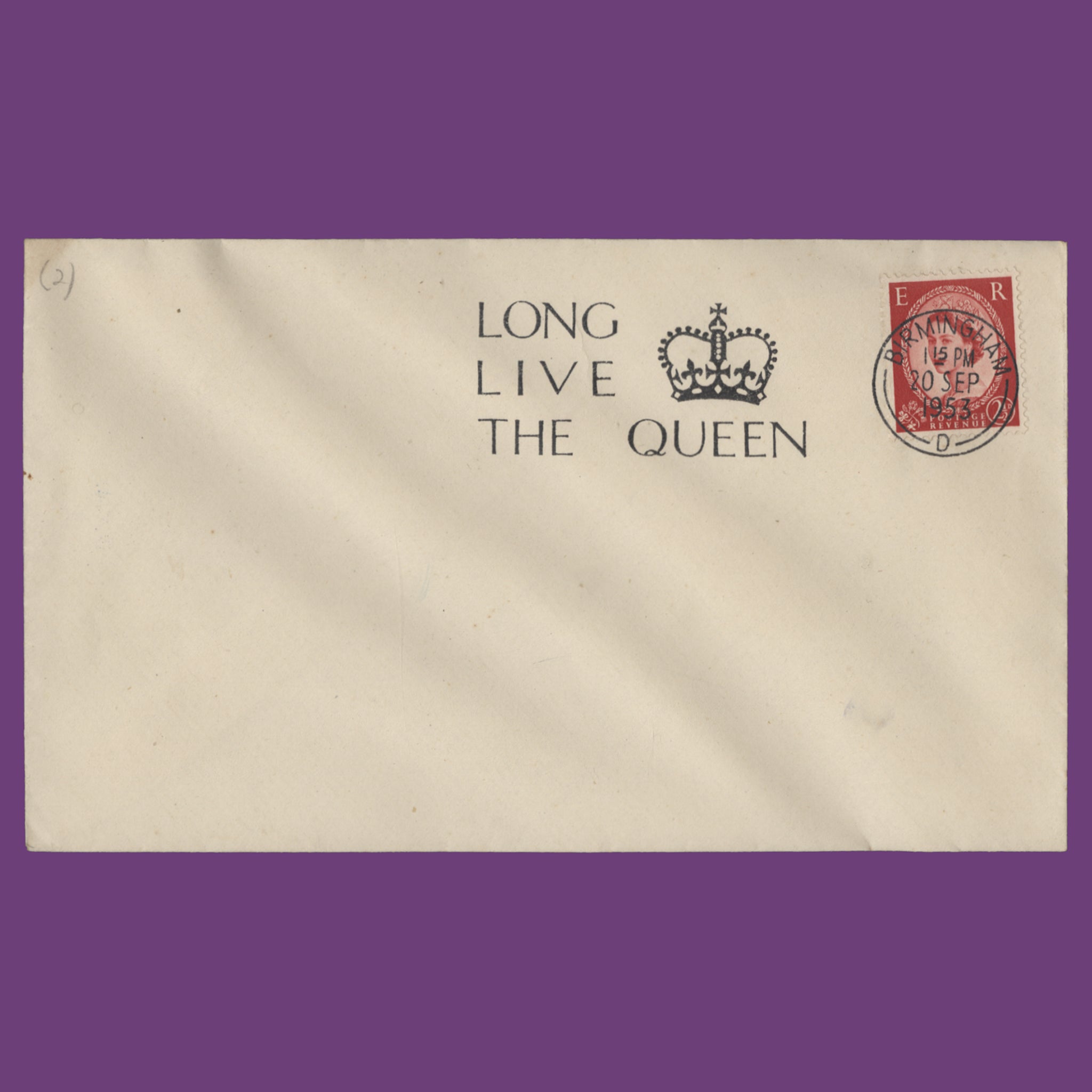 Great Britain 1953 Coronation slogan postmark trial – ZEBOOSE.COM