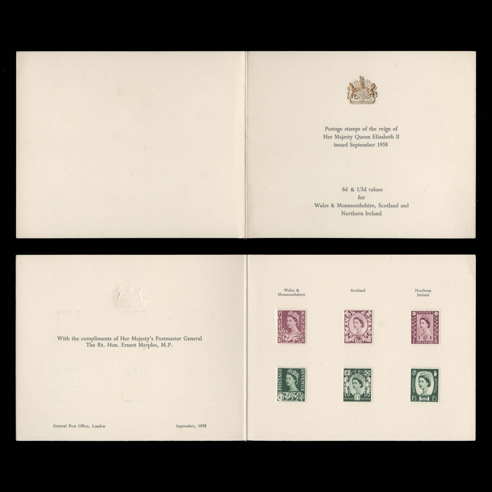 Great Britain 1958 Regionals presentation folder – ZEBOOSE.COM
