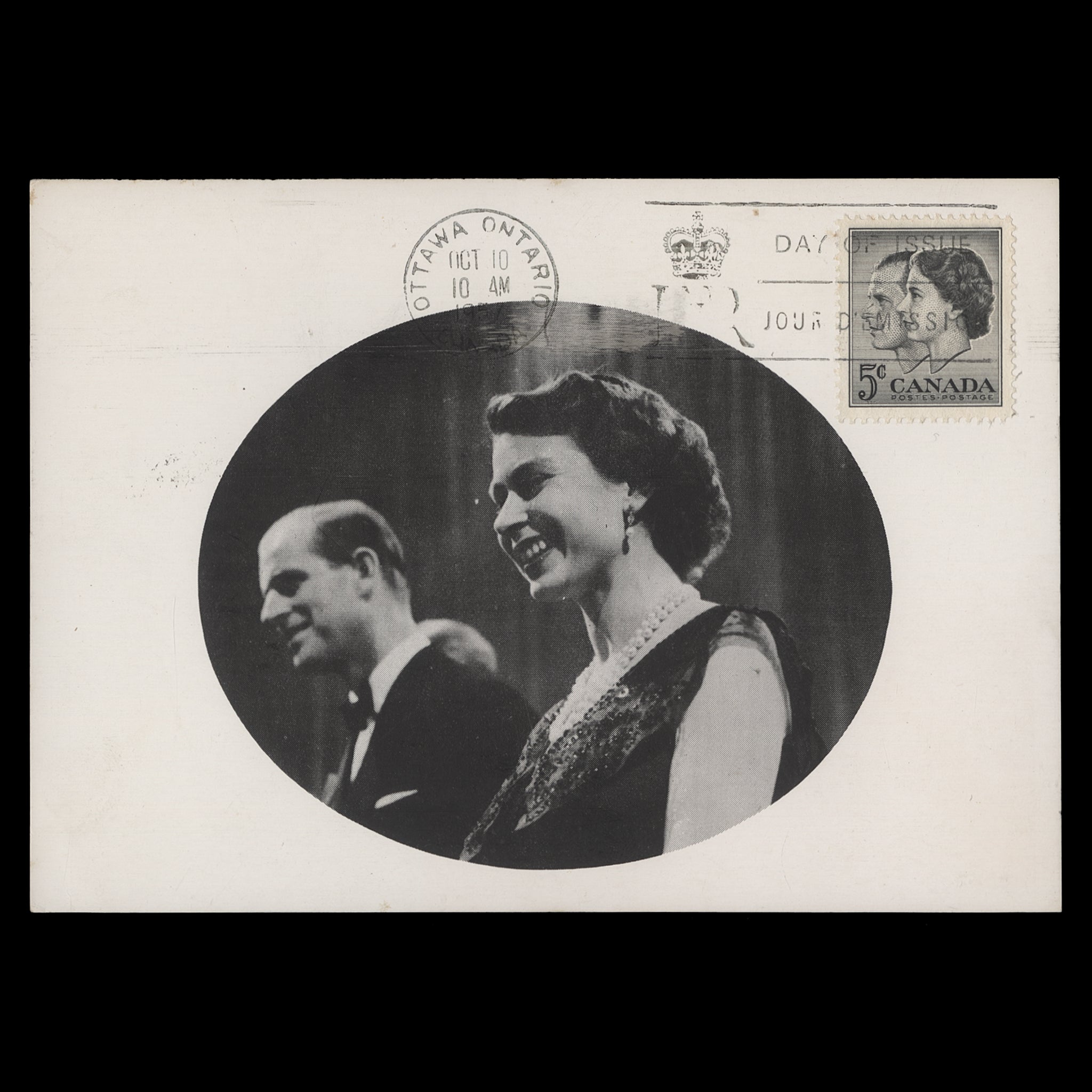 Canada 1957 (FDC) 5c Royal Visit, OTTAWA – ZEBOOSE.COM