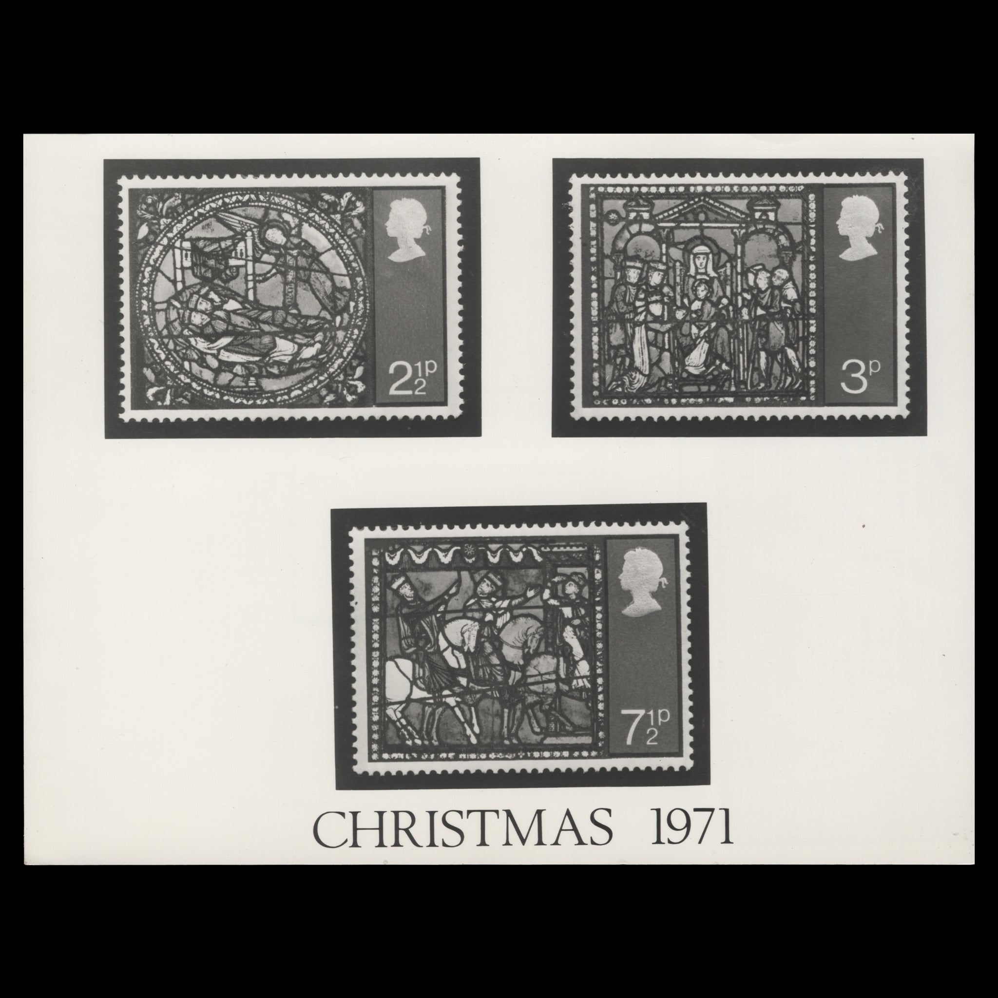 Great Britain 1971 Christmas photographic placard – ZEBOOSE.COM
