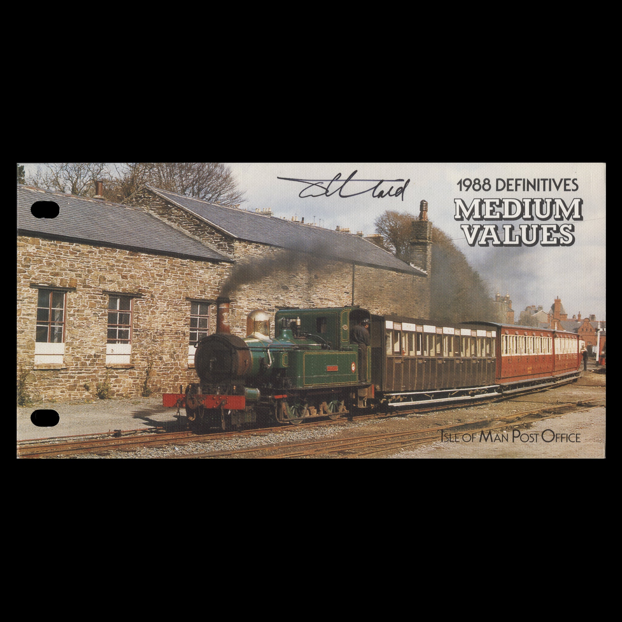 Isle of Man 1988 Railways & Tramways presentation folder signed by des – ZEBOOSE.COM