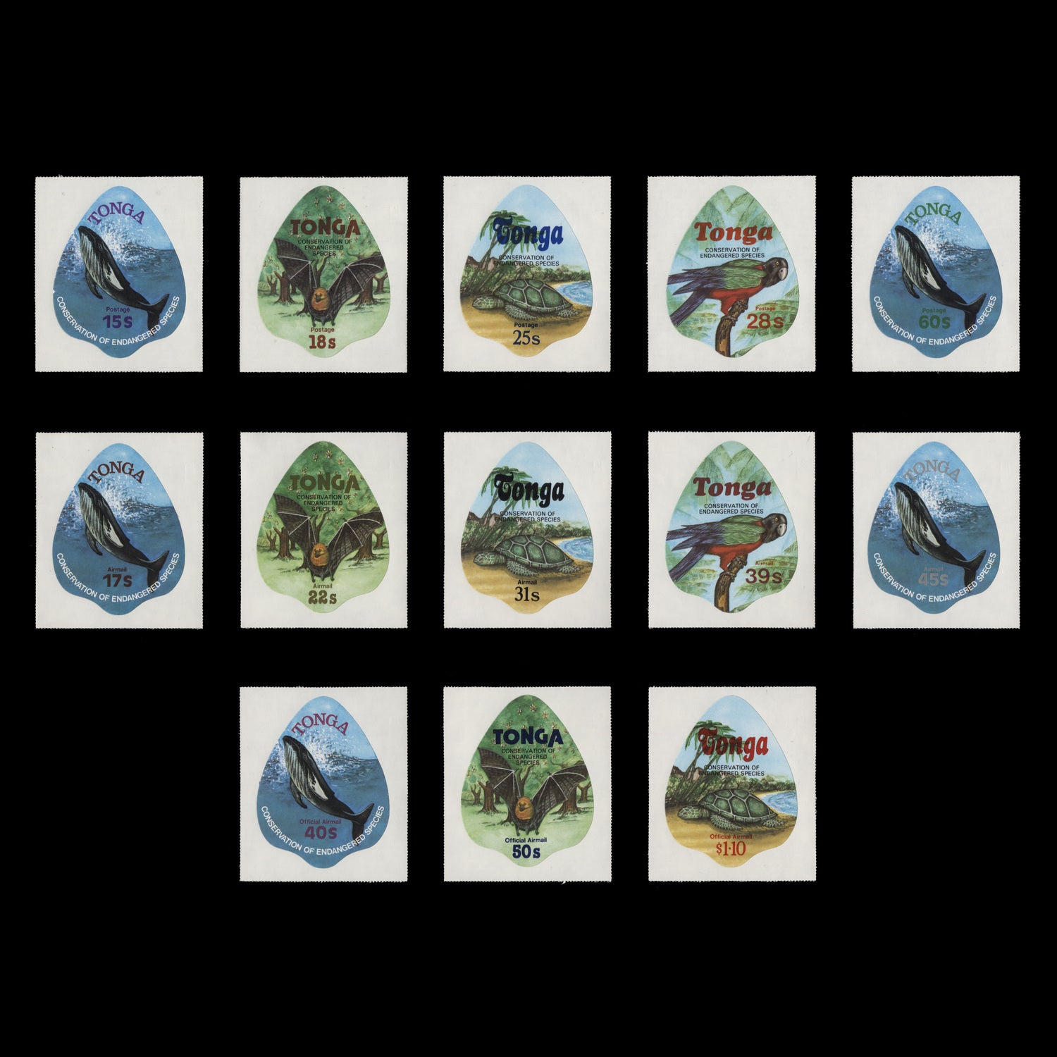 Tonga 1978 (MNH) Conservation of Endangered Species – ZEBOOSE.COM